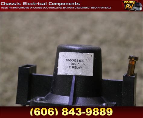 Rv Chassis Parts Used Rv Motorhome 01 00055 000 Intellitec Battery Disconnect Relay For Sale