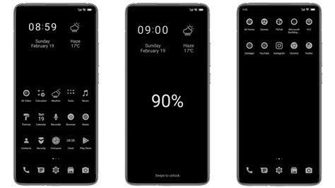BLACKxml MIUI Theme For Xiaomi And Redmi Phones MIUI Themer