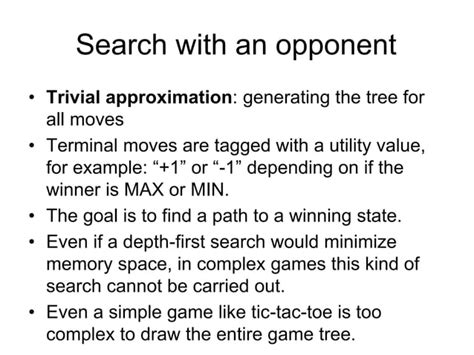 Artificial Intelligence Adversarial Searchppt