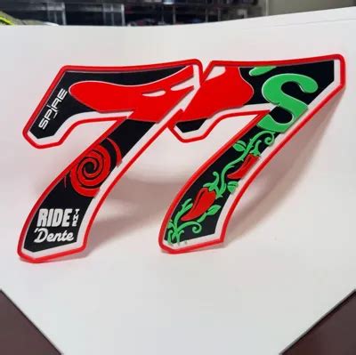 Carson Hocevar Ride The Dente Chilis 77 Free 3d Print Model Makerworld