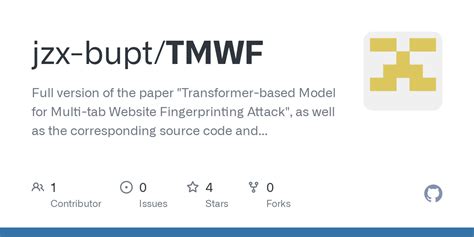 GitHub Jzx Bupt TMWF Full Version Of The Paper Transformer Based