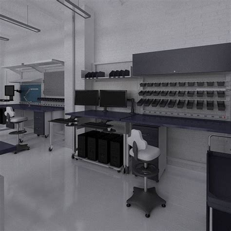 3d Model Scientific Laboratory