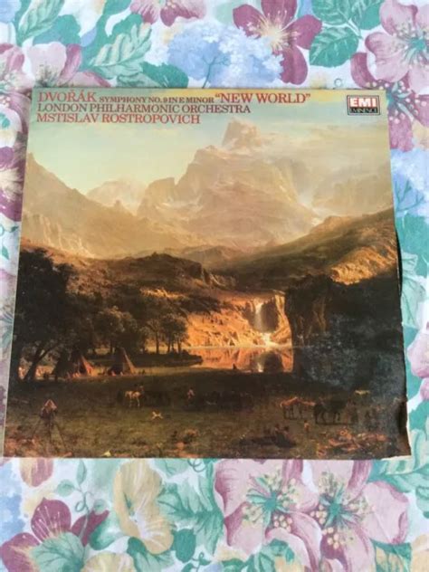 Dvorak Symphony No9 In E Minor New World Vinyl Lp Record Rostropovich