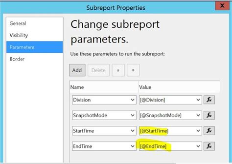 passing date parameter to subreport ssrs sharepoint integrated mode reshmeeauckloo