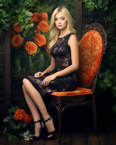 Blonde Beautiful Russian Girl Premium Ai Generated Image