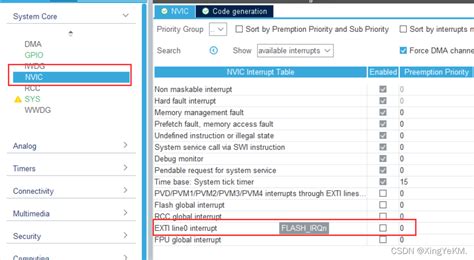 Stm32g4 蓝桥杯嵌入式 外部中断按键处理嵌入式编程实现同一组中pa0和pb0中断 Csdn博客
