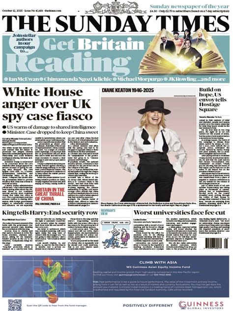 The Sunday Times Uk 12102025 Download Pdf Magazines Magazines