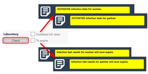Omda Fertility Lab Test Warnings
