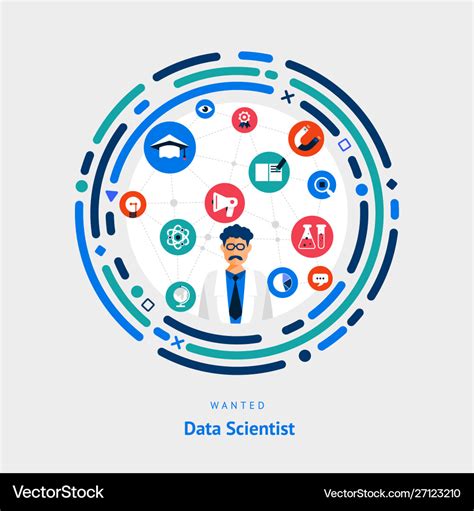 Data Scientist Royalty Free Vector Image Vectorstock