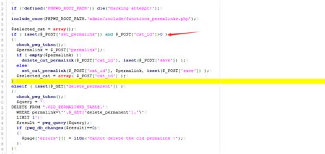 There Is A Sql Injection In The Permalinks Function Of Piwigo · Issue