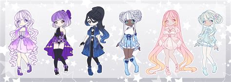 Magical Girl Adoptable Batch 03 Closed By Mango Designs On Deviantart