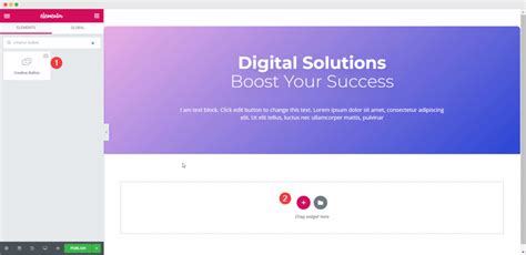 Creative Buttons Essential Addons For Elementor