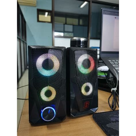 Jual Speaker Usb Pc Laptop Merk Robot Rs Bekas Normal Shopee Indonesia