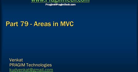 Sql Server Net And C Video Tutorial Part 79 Areas In Mvc