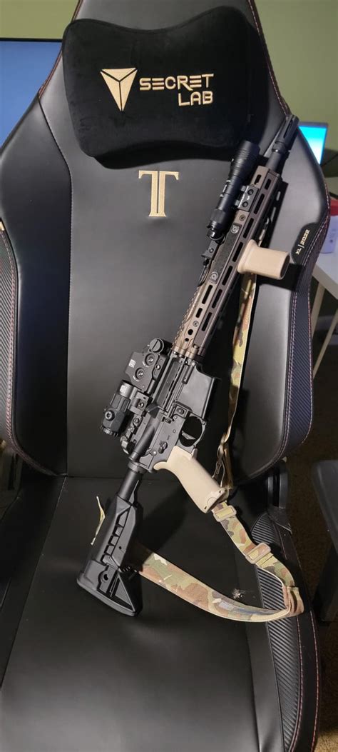My Mk18 Build So Far I Used An Angled Foregrip But Didnt Like It Ill Be Testing Out Others