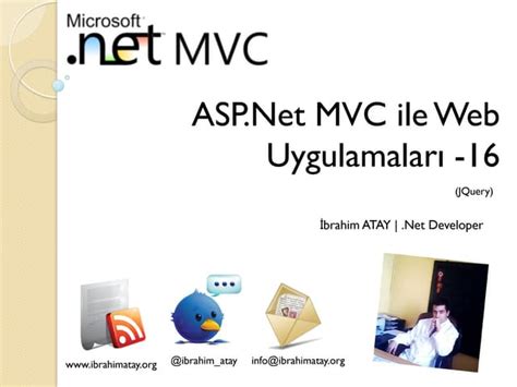 Aspnet Mvc Ile Web Uygulamaları 16jquery Ppt