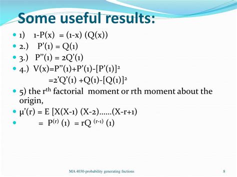 Ppt Generating Functions Powerpoint Presentation Free Download Id