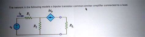 Can You Calculate The Thevenin Resistance The Network In The Following Model Is A Bipolar
