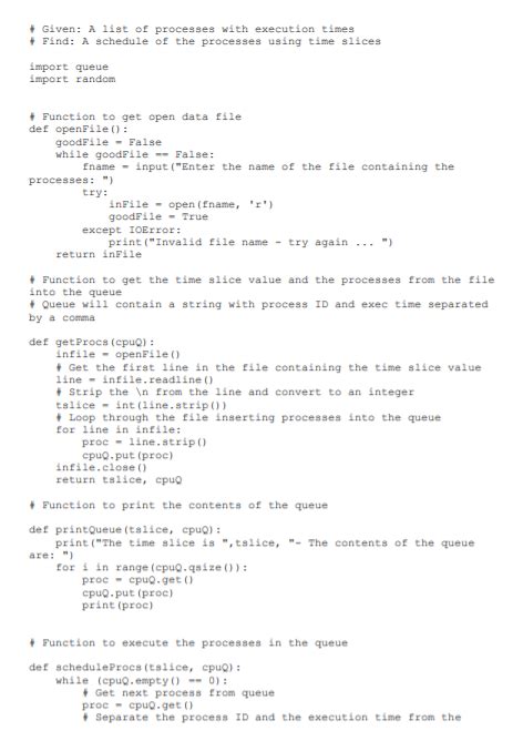 Solved Csc 110 Homework 10 Operating Systems In Class We