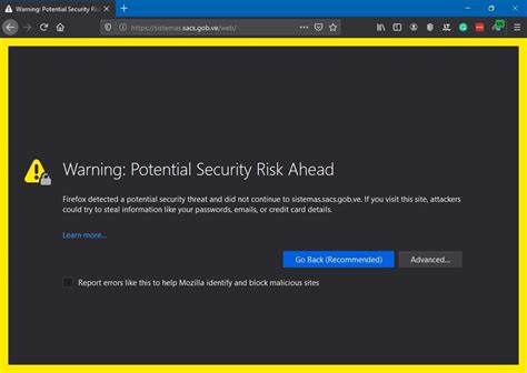 Firefox Website Not Secure Awmain