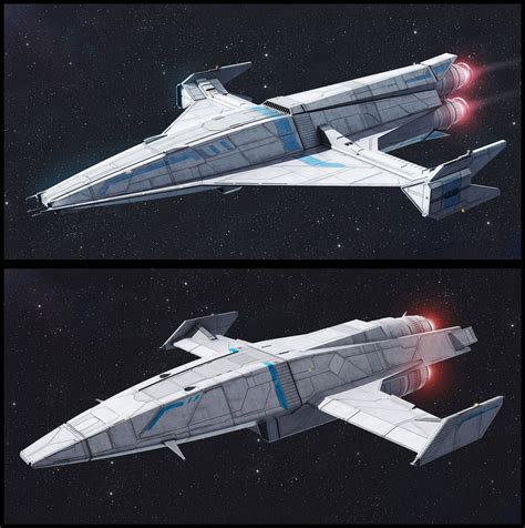 Textspaced 3d Ship Renders Shuttle Variants By Adamkop On Deviantart