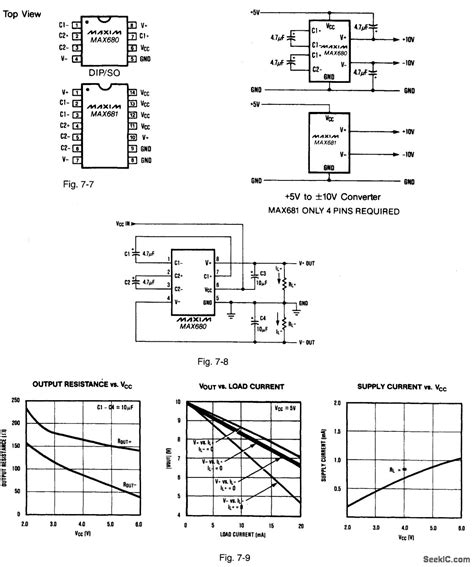 positive and negative voltage converter power supply circuit