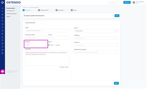 Framework Control Manager