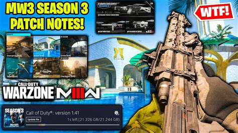 New Warzone Mw3 Update 141 😍 Season 3 Ranked Play Mors Fjx Horus