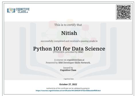 Im Happy To Share That Ive Obtained A New Certification Python For