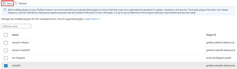 How To Manage Plugins In Azure Managed Grafana Microsoft Learn