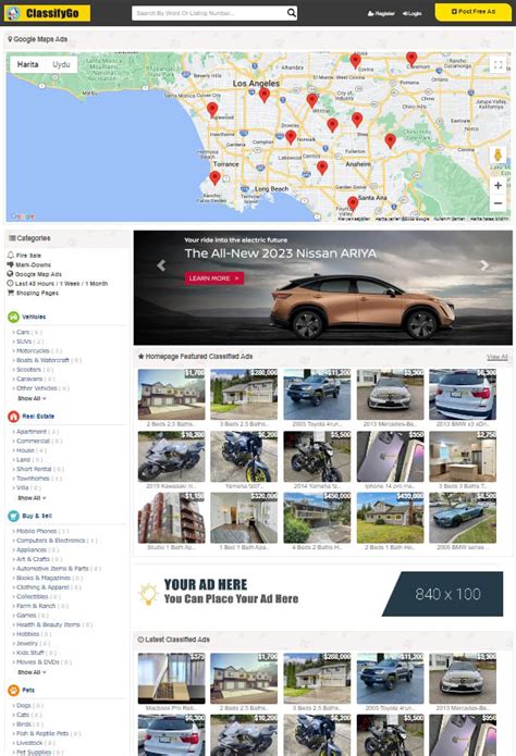 Php Classified Ads Script Classifygo Php Classified Ads Script