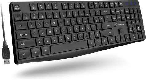 Amazon Com Logitech K Wired Keyboard For Windows Plug And Play Full Size Spill Resistant