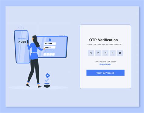OTP Verification Behance