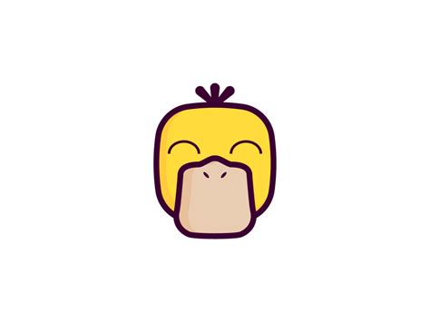 Psyduck Icon Sticker By Guayobass On Dribbble