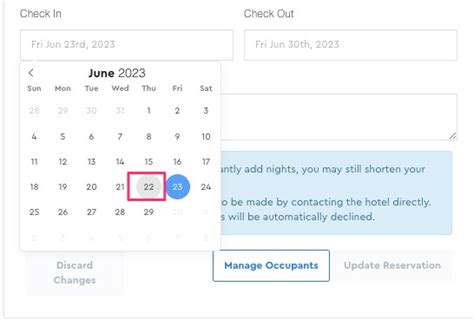 Requesting A Reservation Extension Eventconnect
