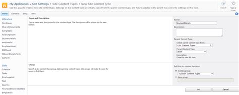 Create Site Columns Content Types Bind Content Type To List In Share