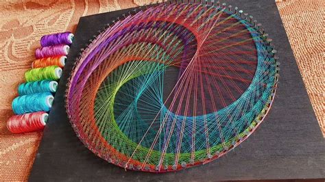 String Art Tutorial Mandala Art StringArt Geometric Pattern String Art