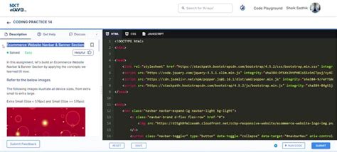 Sadhik Basha Shaik On Linkedin Day20 Html Css Bootstrap Ccbp