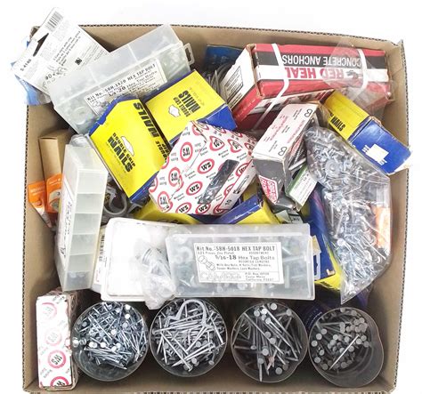 Lot Assorted Nails And Bolts Lot