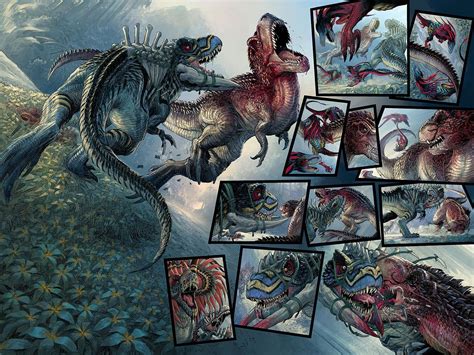 Comic Dinosaurs Vs Aliens Rnaturewasmetal