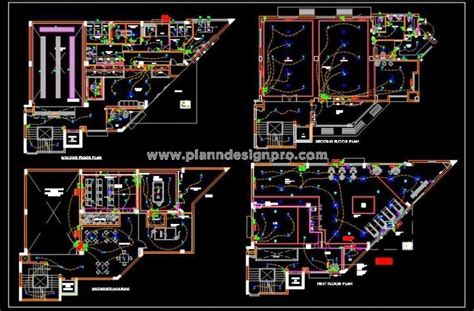 3 Bhk Apartment Space Planning Free Autocad Layout
