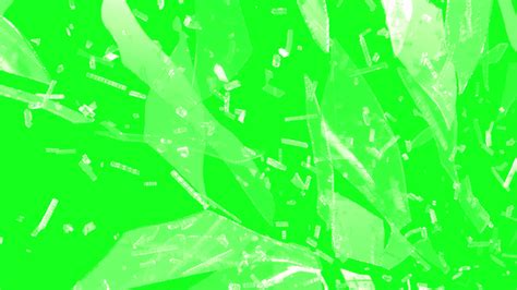 Broken Glass Shatter Glass Effect Green Screen Background Broken