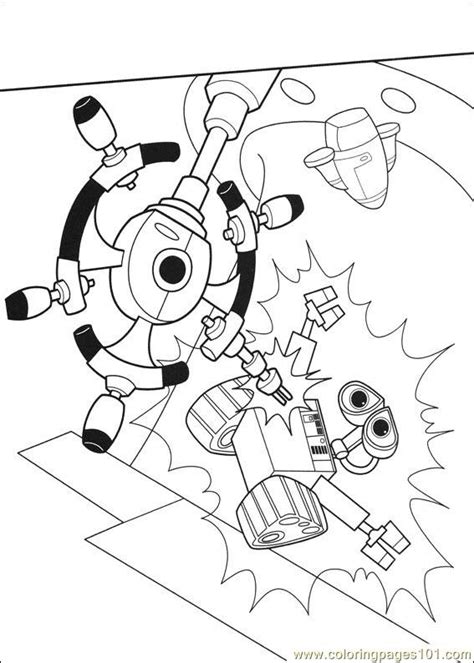 54 Dessins De Coloriage Wall E à Imprimer Sur Page 1