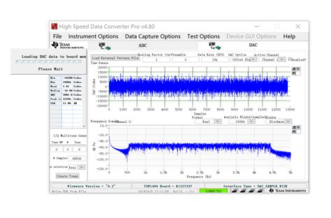 Tsw1400evm The High Speed Data Conventer Can Not Send The Dac Data To