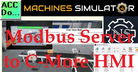 Machine Simulator Modbus Server To C More Hmi ACC Automation