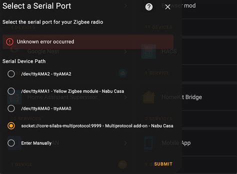 How To Configure Built In Zigbee Radio Home Assitant Yellow Zigbee
