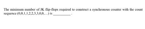 Flipflop Sequential Counter For Repeating Counting Sequence
