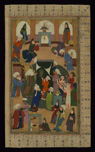 Two Leaves Depicting The Prophet Muhammad Ali And His So… Flickr