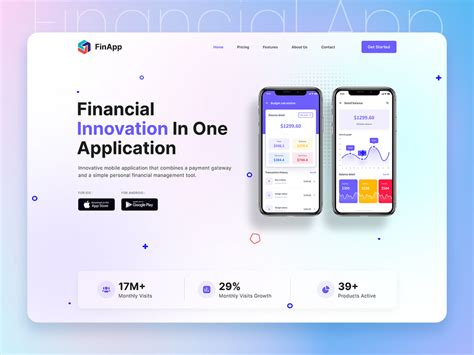 Web Hero Banner Ui For Finance App By Pxpartner All ~ Epicpxls
