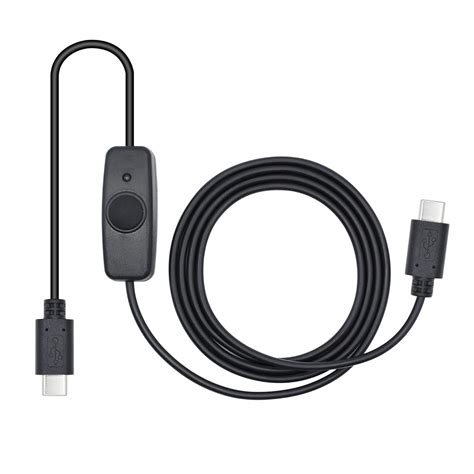 Amazon Com Xilaghy USB C To USB C Cable With Switch Button USB 2 0 Type C Male To Male On Off